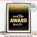 And the Award Goes to Sign Awards Party Movie Themed Party | Etsy