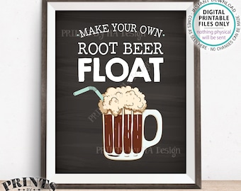 Root beer float sign | Etsy