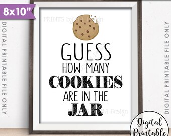 Cookie jar sign | Etsy