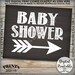 Baby Shower Direction Sign Shower Arrow Directions to Shower Directions ...