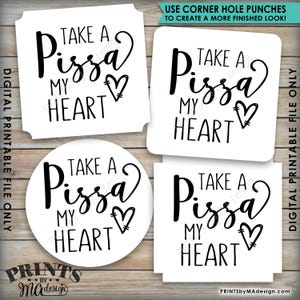 Pizza Labels, Take a Pizza My Heart Valentine's Day Pizza Box Labels ...