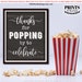 Thanks for Popping by to Celebrate, PRINTABLE 8x10/16x20” Chalkboard ...