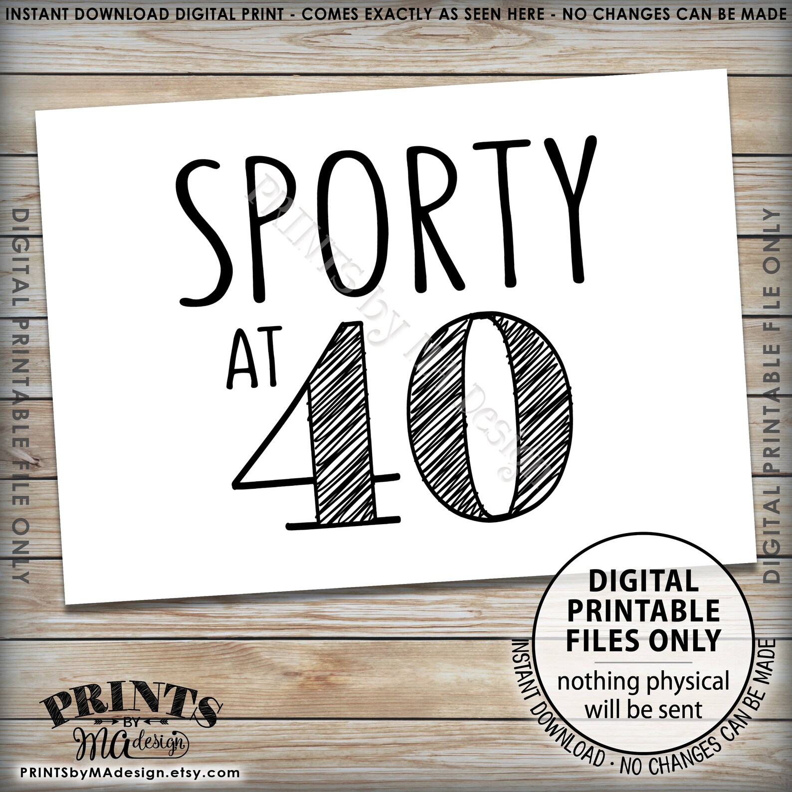 40th Birthday Candy Signs Cheers to 40 Years Sporty at 40 & - Etsy