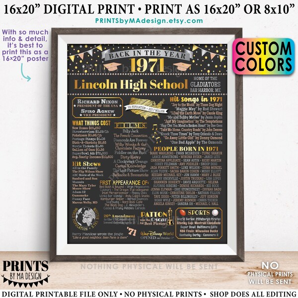 1971 Reunion Poster - Etsy