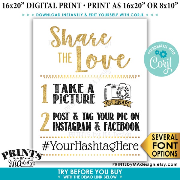 Instagram Sign - Etsy