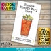 Bloody Mary Tags or Cards, Bloody Mary Drink Favor, PRINTABLE 8.5x11 ...