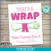 Editable That's a Wrap Sign, Graduation Diploma, Custom PRINTABLE 8x10 ...