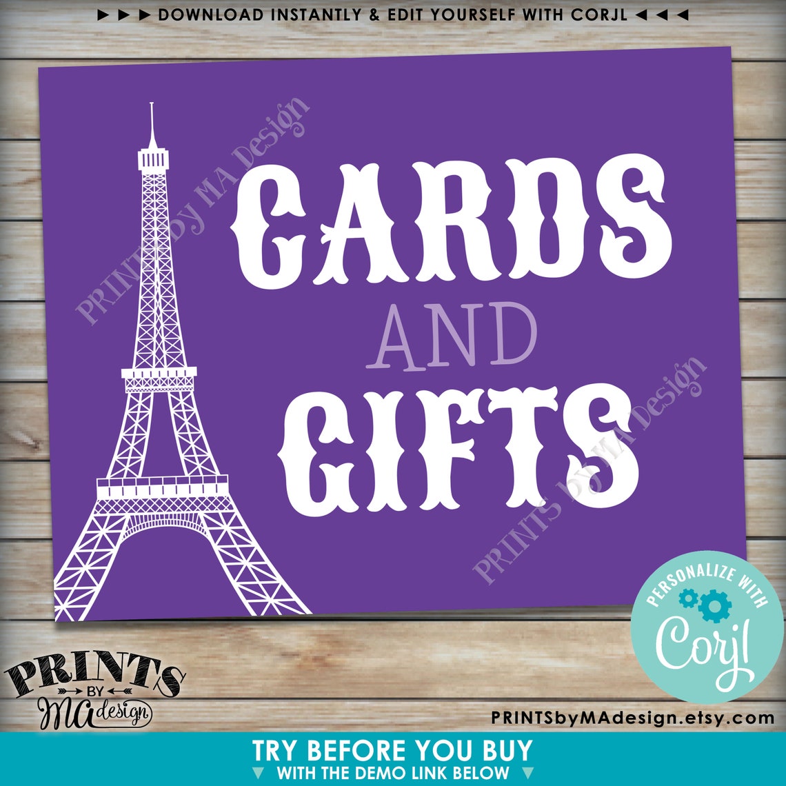 Custom Paris-themed Sign, Choose Your Text, Change Colors, Eiffel Tower ...
