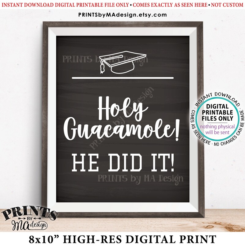 Holy Guacamole - Etsy