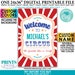 Circus Welcome Sign, Welcome to the Circus Entrance Sign, Custom ...