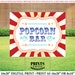 Carnival Popcorn Bar Sign, Circus Popcorn Station, Carnival Food ...