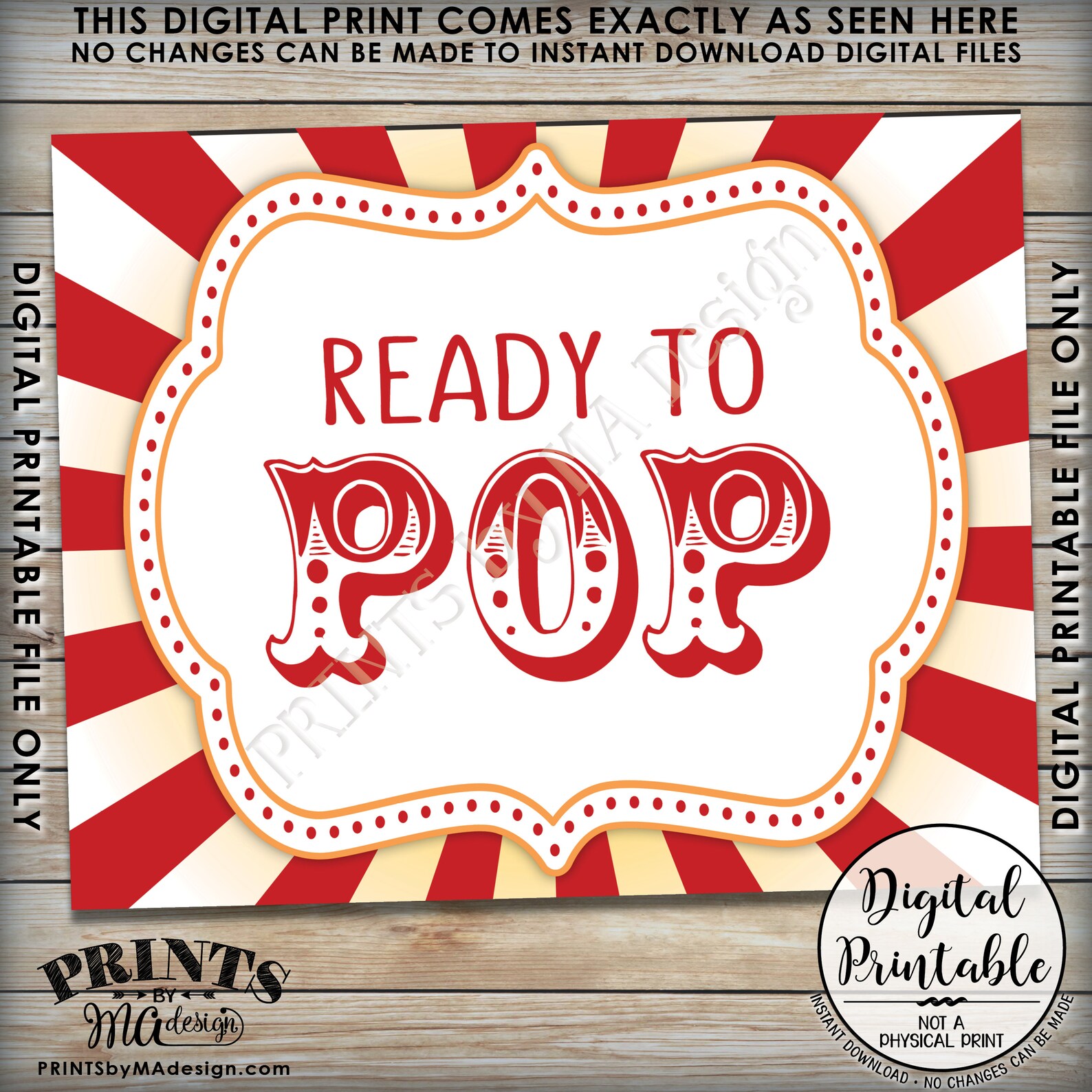 Ready to Pop Baby Shower Sign Popcorn Sign Cake Pop Sign - Etsy