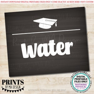 Beverage Station Signs, Graduation Drinks, Beer Hard Seltzer Water Soda ...