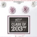 Class of 2037 Sign, High School Graduation Party Decorations, 37 ...