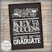 Please Share Your Key to Success With the Graduate, Grad Advice Sign ...