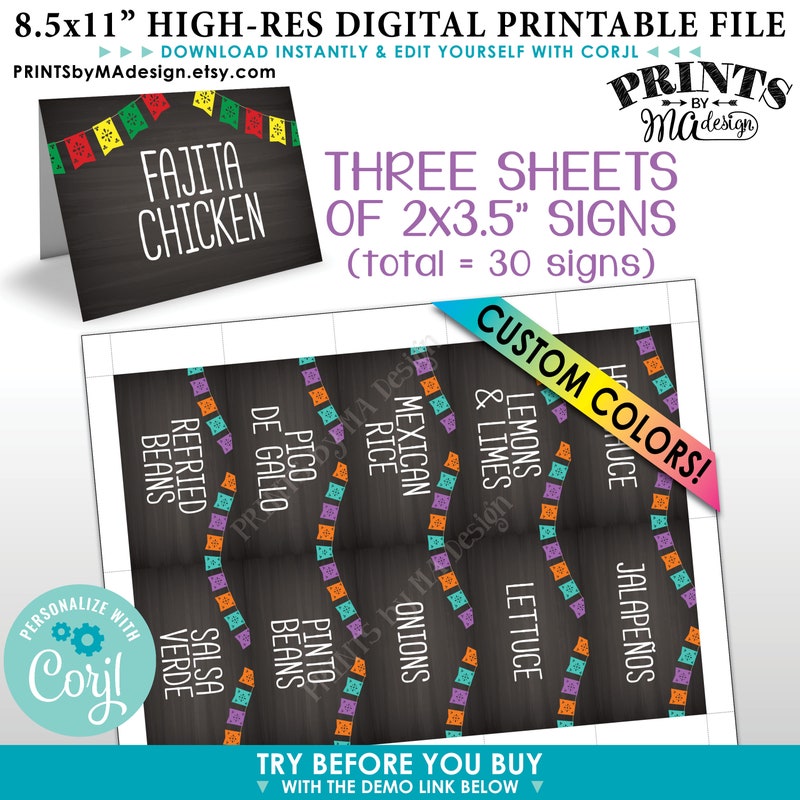 Menu Chalkboard - Etsy