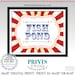 Fish Pond Sign Carnival Activities Sign Carnival/circus - Etsy