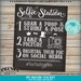 Selfie Station Sign, Share on Social Media, Custom PRINTABLE 8x10/16x20 ...