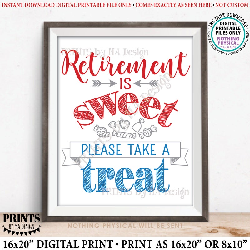 Retirement Sign - Etsy