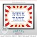 Dunk Tank Carnival Party Sign Carnival Games Circus Party - Etsy