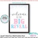 Welcome to the Big Reveal Sign Gender Reveal Party Sign - Etsy