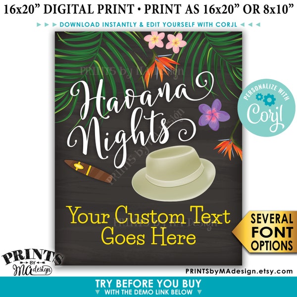 Havana Poster Printable - Etsy