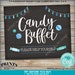 Candy Buffet Sign Please Help Yourself Birthday Graduation - Etsy