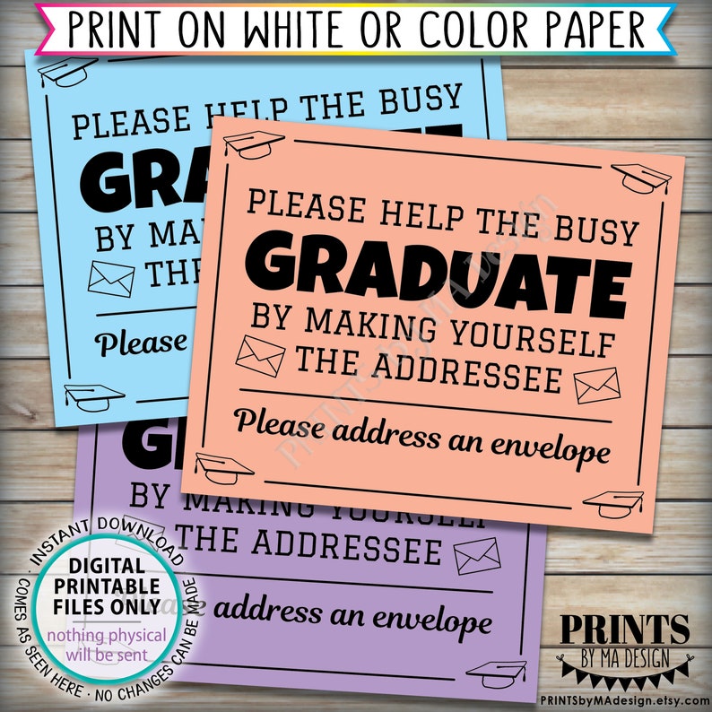 Address Envelope Sign Address Your Own Envelope Thank You - Etsy