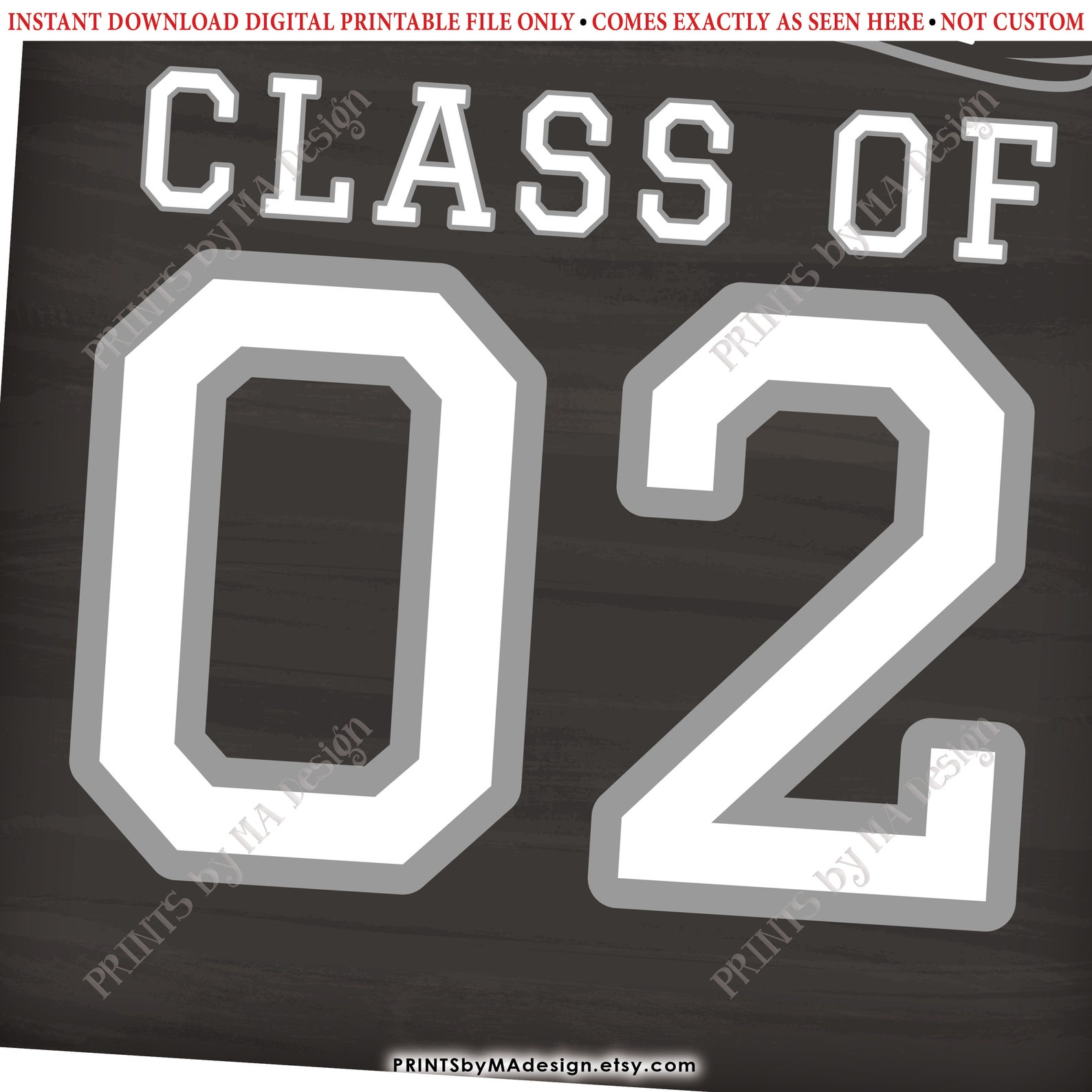 Class of 2002 Sign Welcome Class of '02 Reunion - Etsy