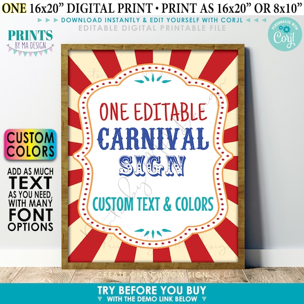 Carnival Theme Party - Etsy