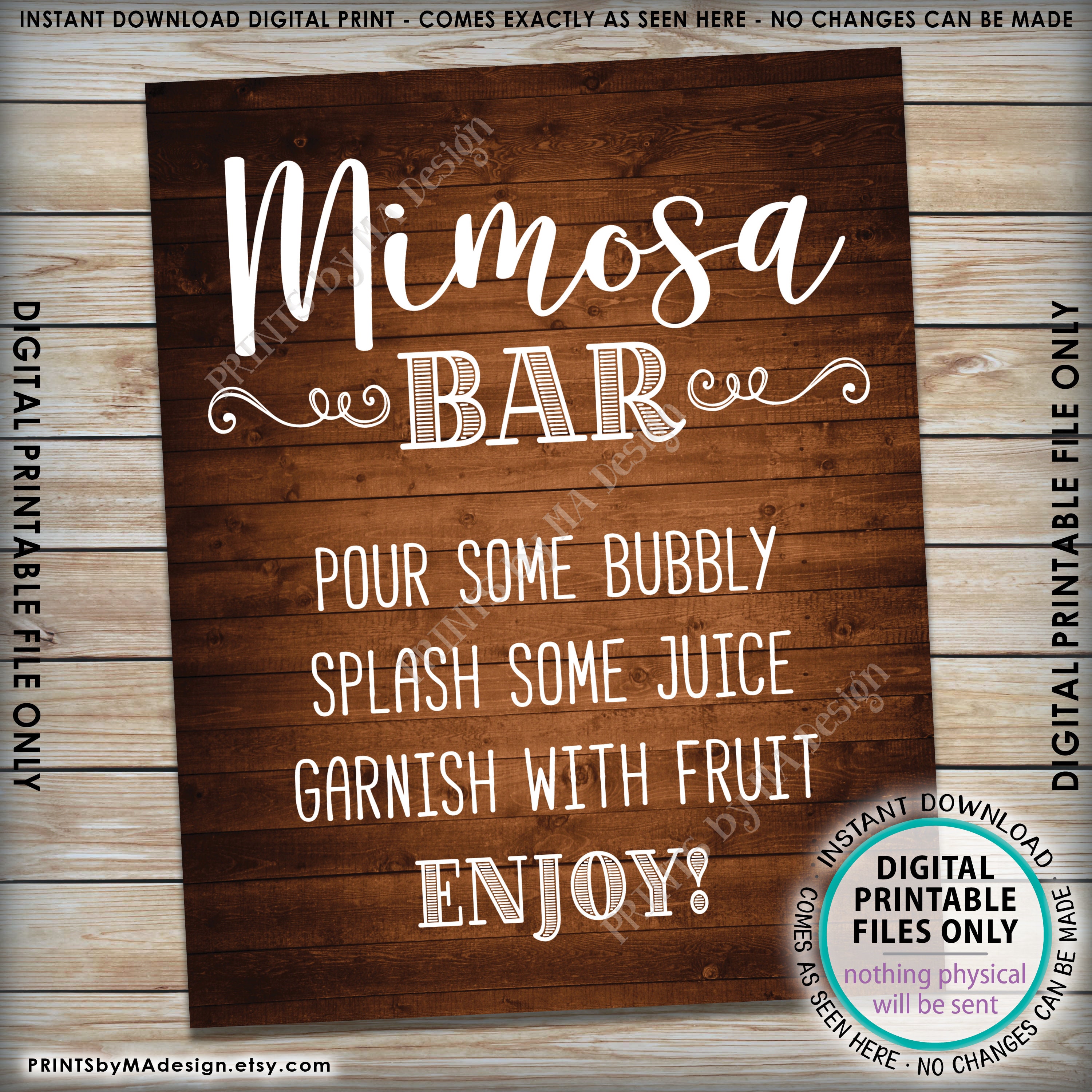 Mimosa Bar Sign Make Your Own Mimosa Bridal Brunch Bridal Shower Mimosa Bar Sign Make Your Own Mimosa Bridal Brunch Bridal Shower