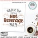 Hot Beverage Bar Sign, Hot Chocolate Station, Hot Cocoa Drink Display ...