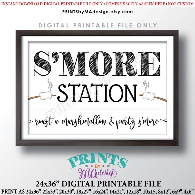 Smores Sign - Etsy
