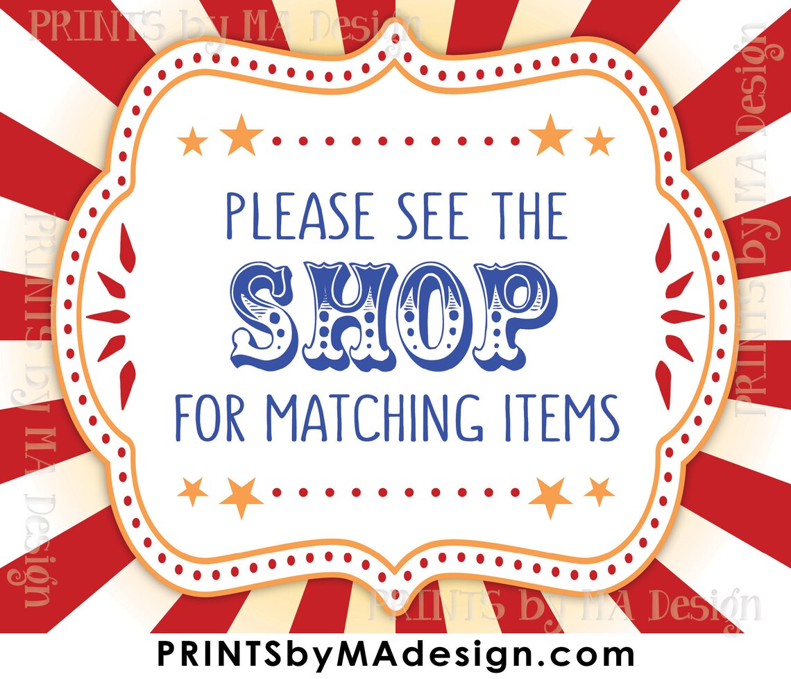 Carnival Food Signs Carnival Theme Party Popcorn Cotton - Etsy