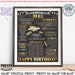 Back in the Year 1943 Birthday Sign, Flashback to 1943 Poster Board ...