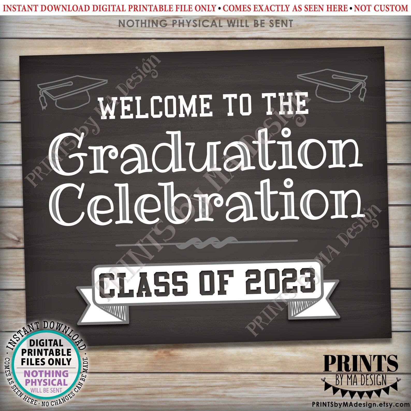 Graduation Party Sign Welcome to the Graduation Party - Etsy