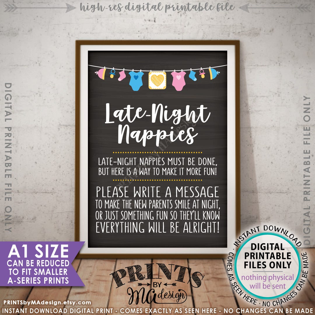 Late Night Nappy Sign Late-night Nappies Sign the Nappy Thoughts ...