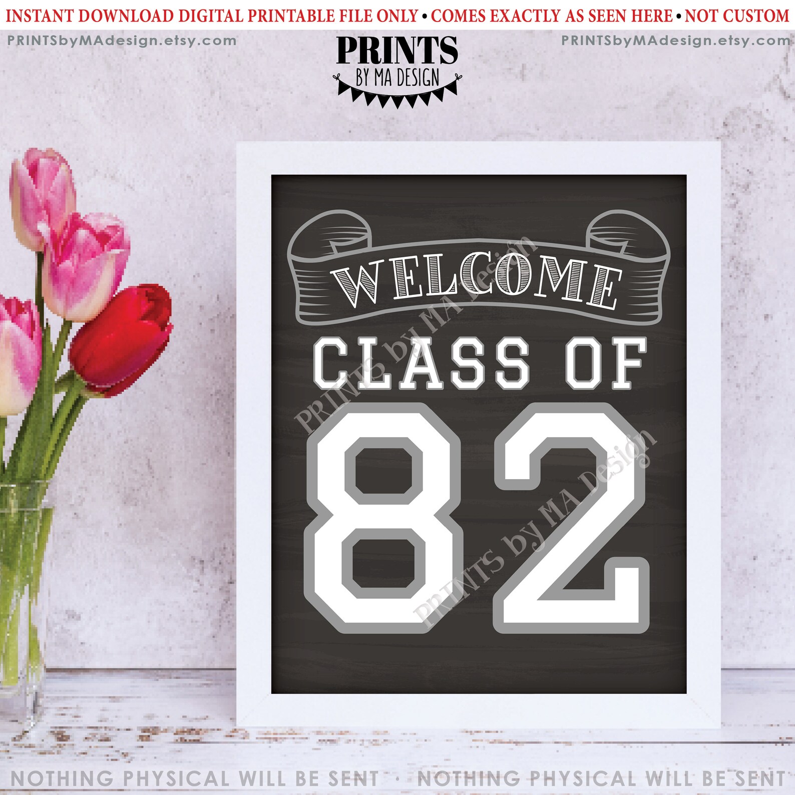 Class of 1982 Sign Welcome Class of '82 Reunion - Etsy