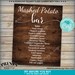 Custom Bar Menu Sign, Any Type of Bar Menu, Personalized Party Menu ...
