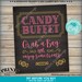 Candy Buffet Sign, Grab a Bag & Enjoy Some Treats Sign, Candy Bar ...