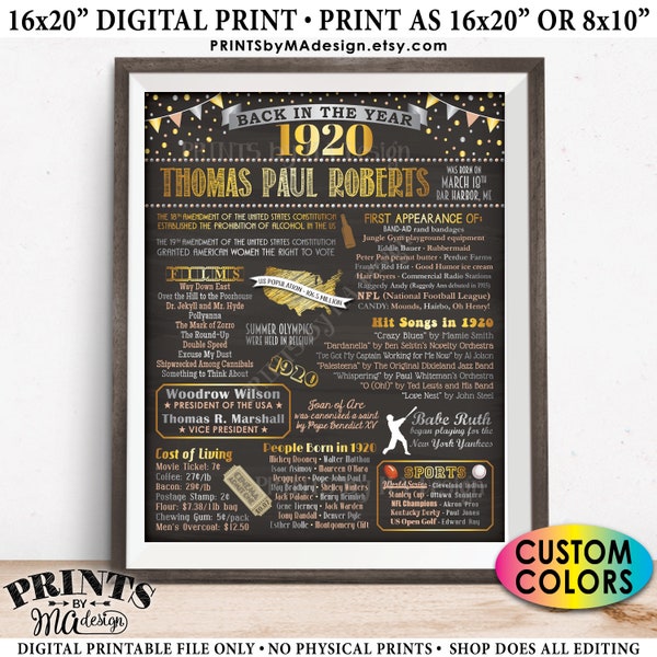 Made in 1920 - Etsy