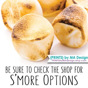 S'more Menu, Enjoy a Gourmet Smore Sign, S'more Sign, Smores Menu ...