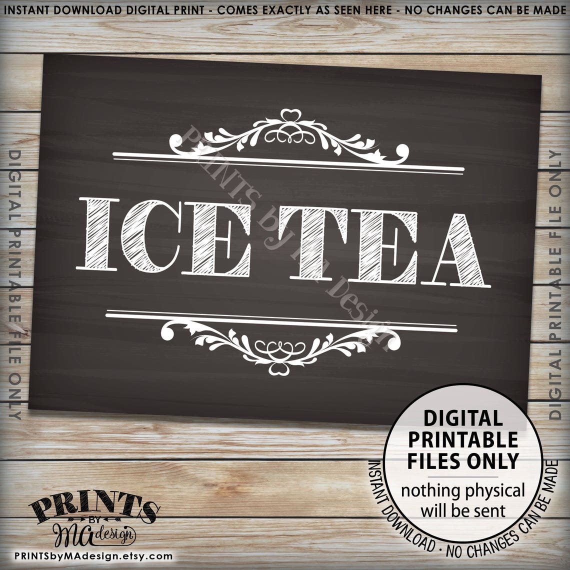 Beverage Station Soft Drink Signs, Soda Juice Lemonade Tea, Wedding ...