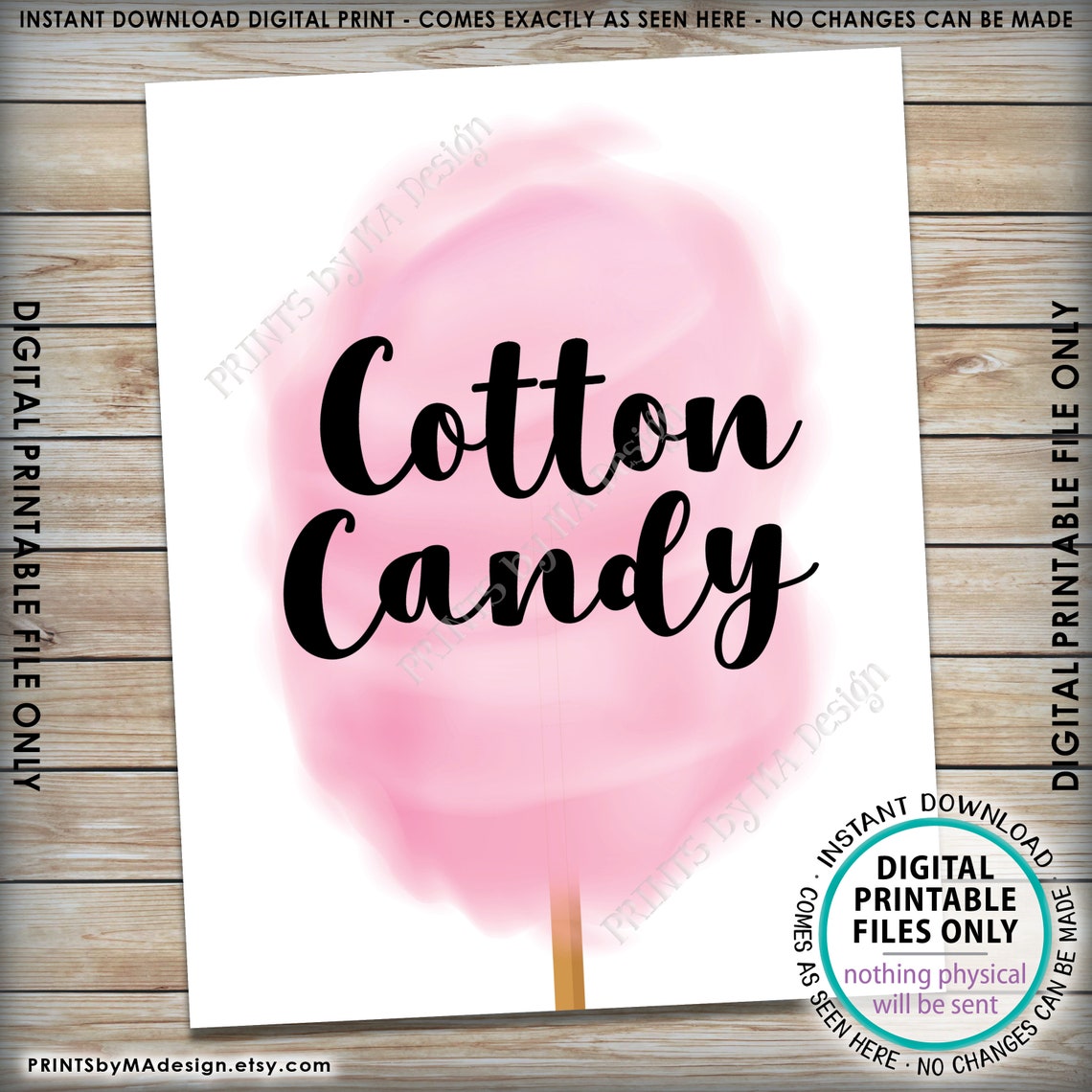 Cotton Candy Sign Wedding Decor Birthday Party Graduation - Etsy