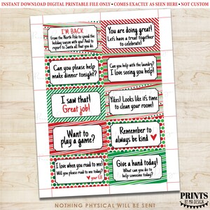 Printable Elf Signs, 50 Elf Activity Notes, Ready to Print Small Note ...