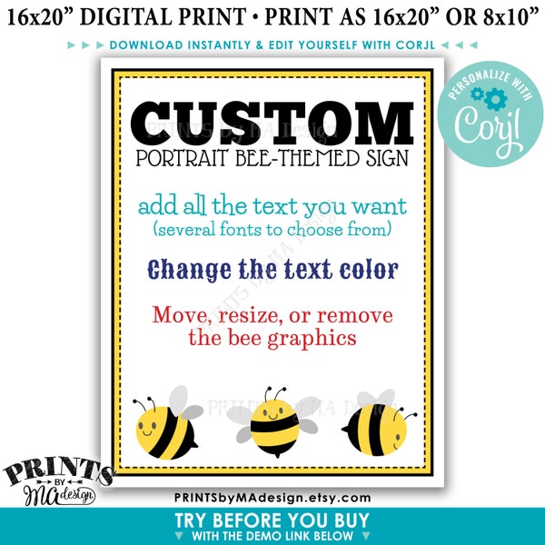 Bee Graphics - Etsy