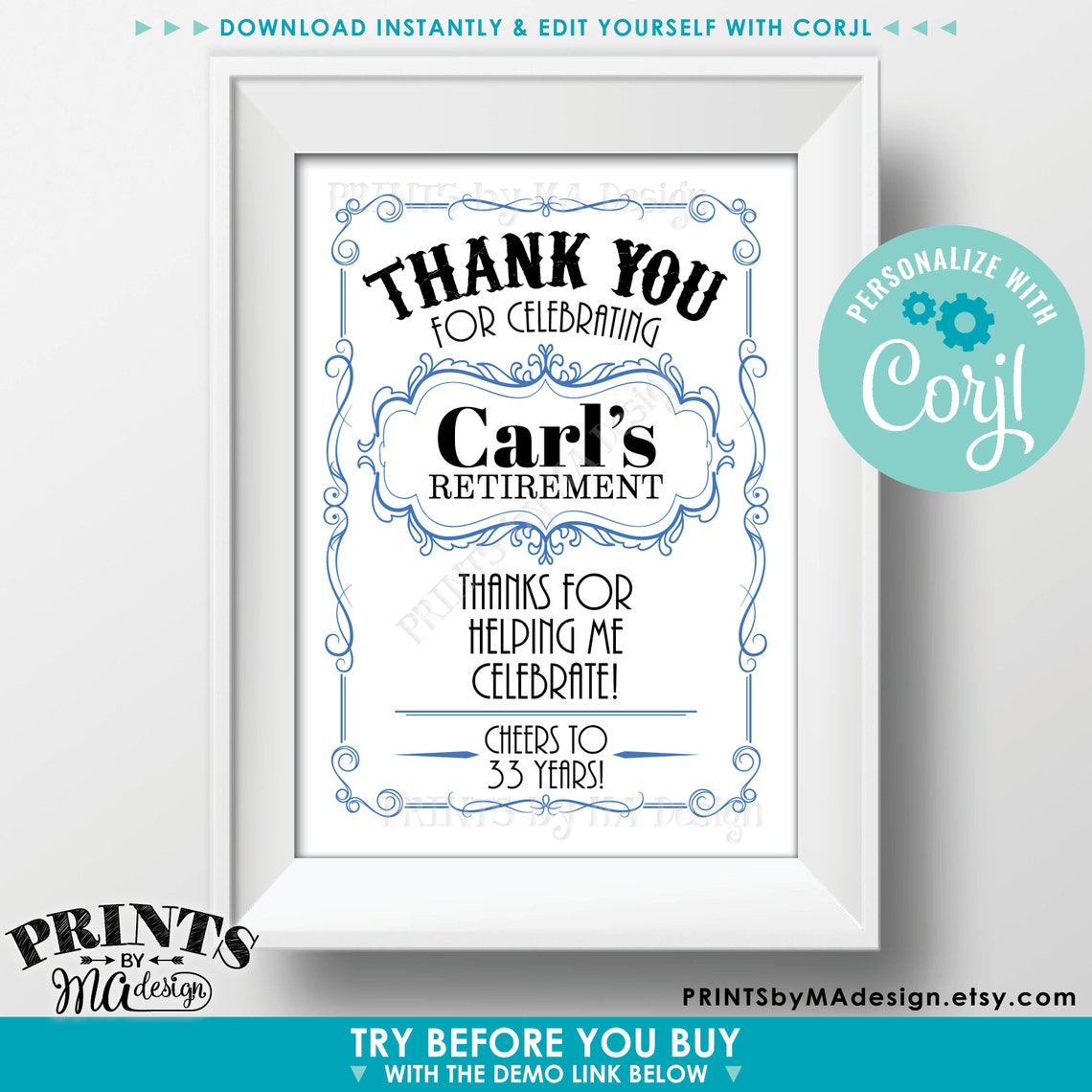 Vintage Thank You Card Better With Age Old No Whiskey Liquor | Etsy