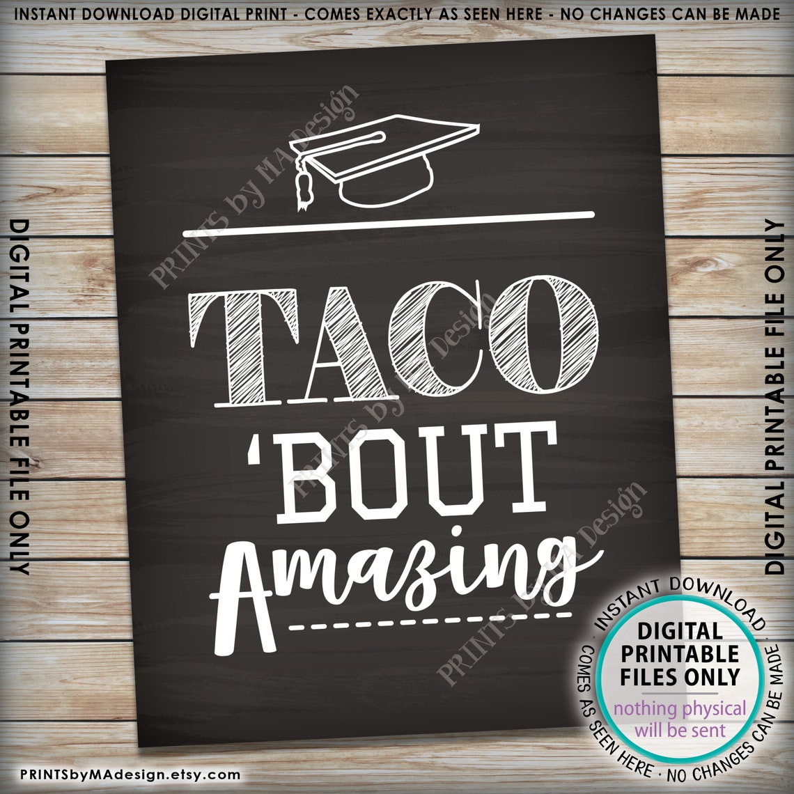 Taco 'bout Amazing Graduation Party Decorations, Build Your Own Nachos ...