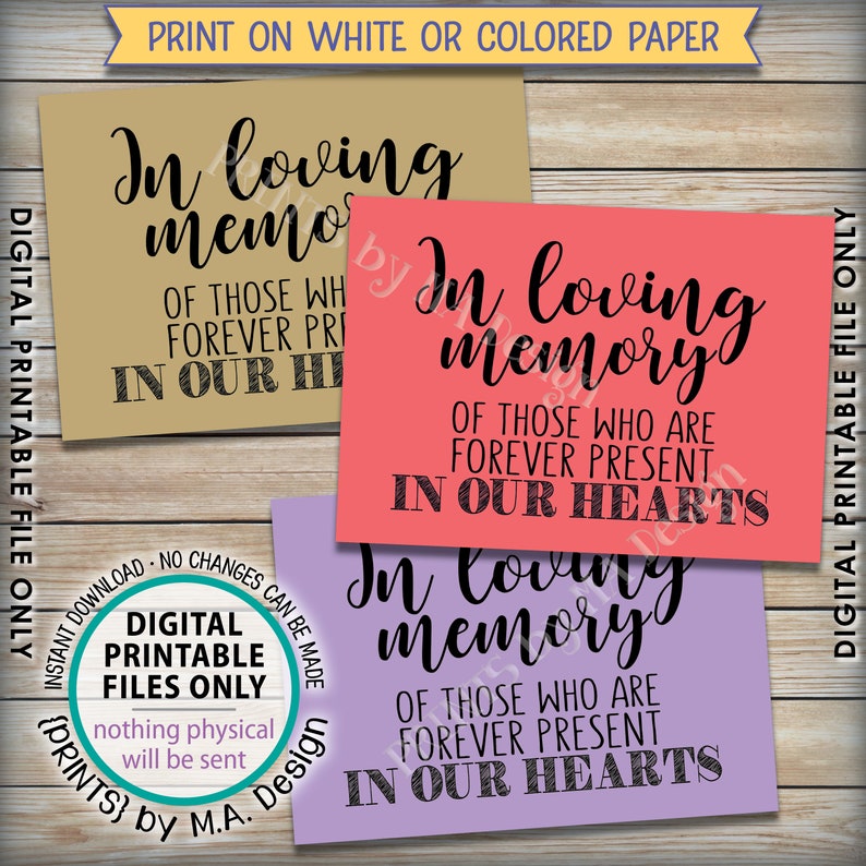 Heaven Sign, in Loving Memory of Those Who Are Forever Present in Our ...