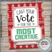 Vote for the Most Creative Voting Sign and Ballots, Ugly Christmas ...